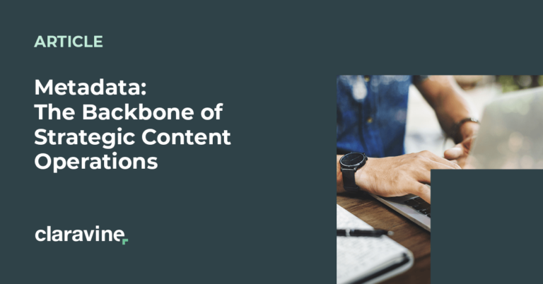 Content Operations & Content Metadata Optimization