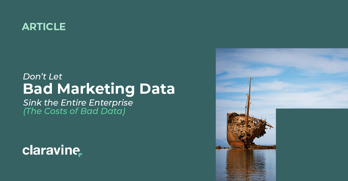 Is Bad Marketing Data Hurting Your Business? Read to Find Out